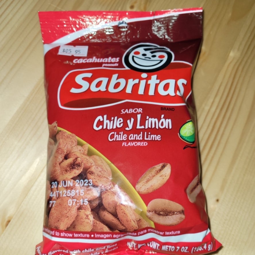 Sabritas peanuts Chile Y Limon | Mexican Specialty Grocery, 4750 ...